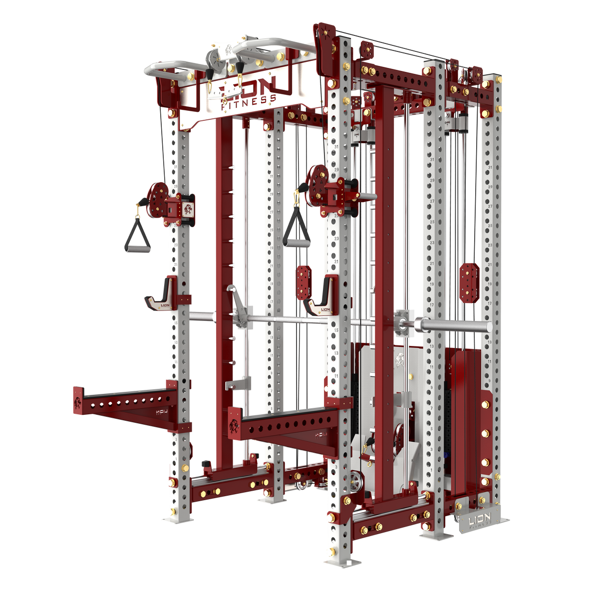 Cage d'Entrainement 3D Smith 3 en 1 Phénix Pro – Lion Fitness